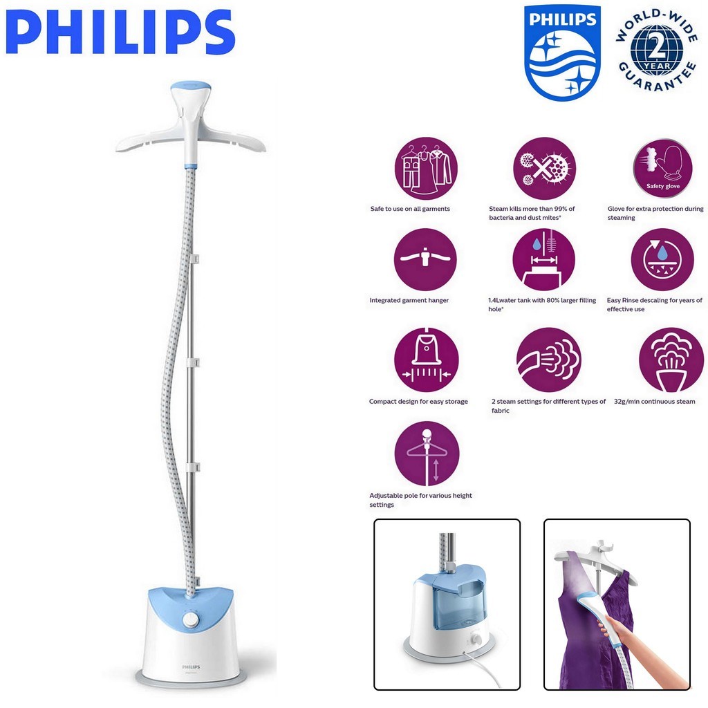 Bàn ủi hơi nước dạng đứng Philips GC482 - Hàng chính hãng, bảo hành 2 ...