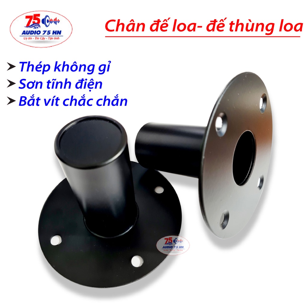 Chân đế cho loa bằng sắt dày 2ly có 3 loại kích thước - Chân đế đỡ loa ...