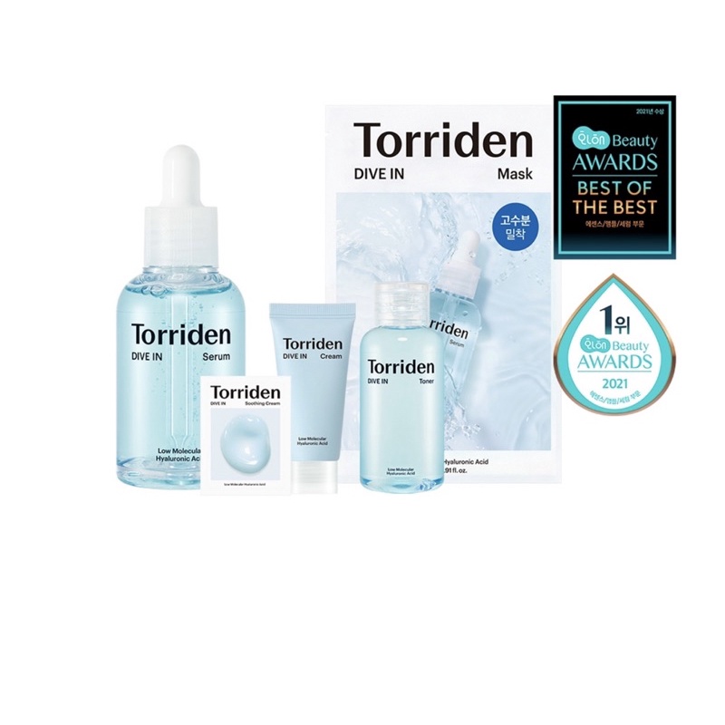 bộ dưỡng ẩm Torriden~Torriden dive in(한국화장품) | Shopee Việt Nam