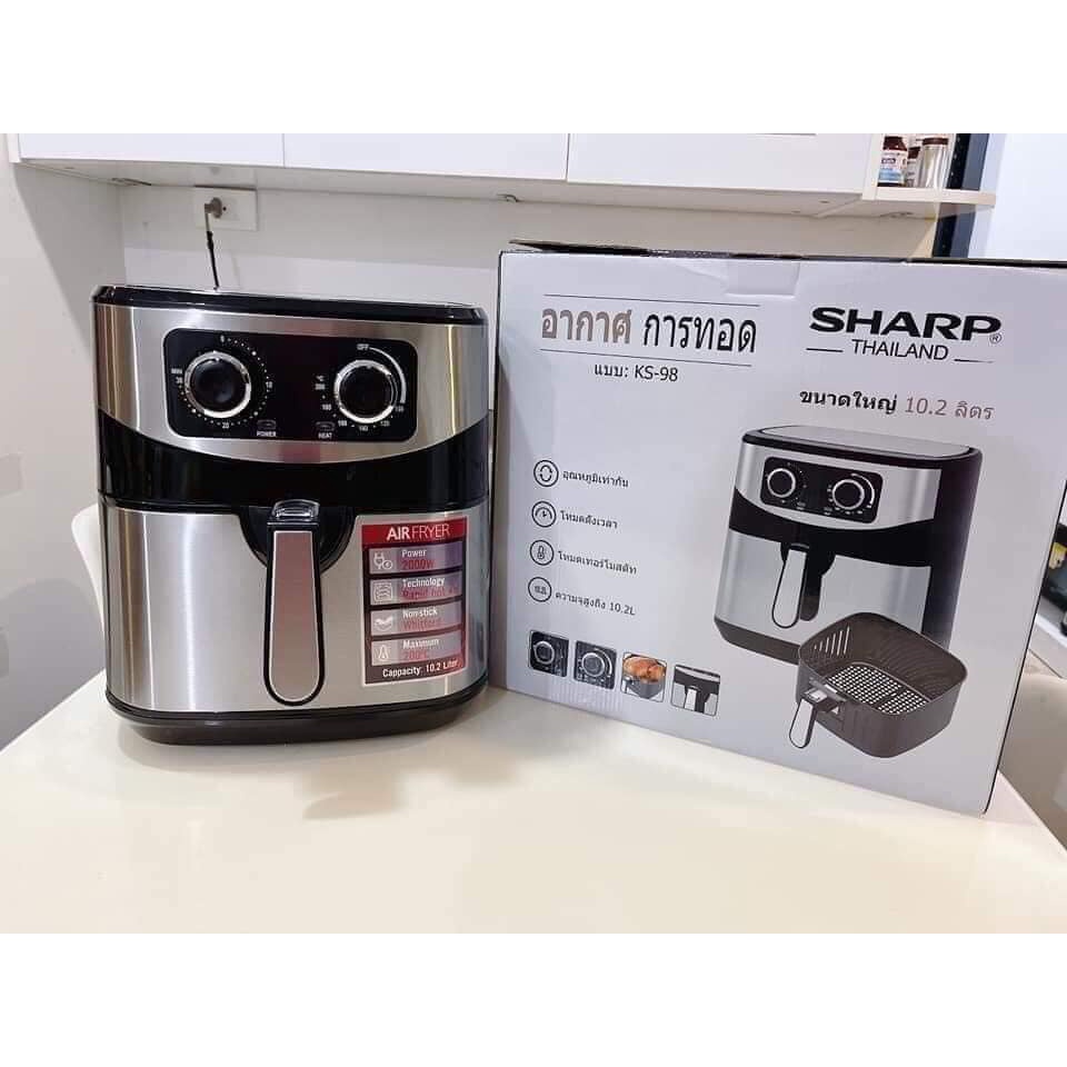 Nồi Chiên Không Dầu Sharp KS98 10.2 Lít - Bảo Hành 12 Tháng | Shopee ...