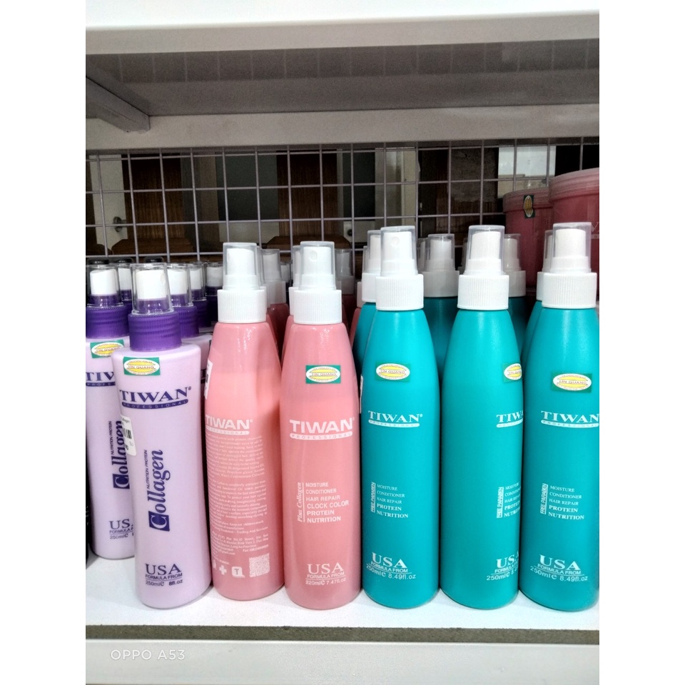 XỊT DƯỠNG TÓC TIWAN COLLAGEN 250ML | Shopee Việt Nam