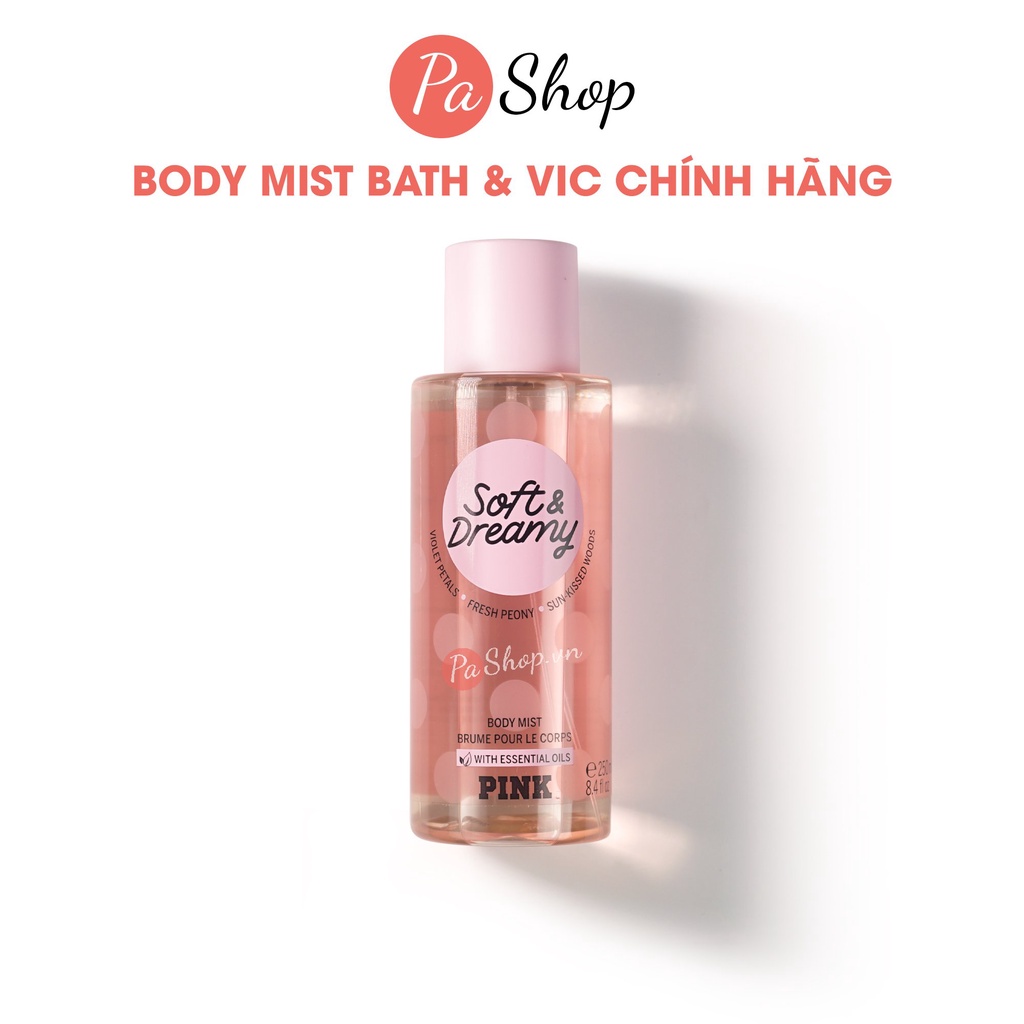 Body mist Soft and Dreamy xịt thơm toàn thân | Shopee Việt Nam