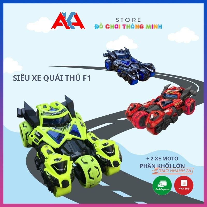Ô tô đồ chơi Siêu xe quái thú F1 đa năng 3in1, chất liệu nhựa nguyên sinh ABS cao cấp, AKA Store ...
