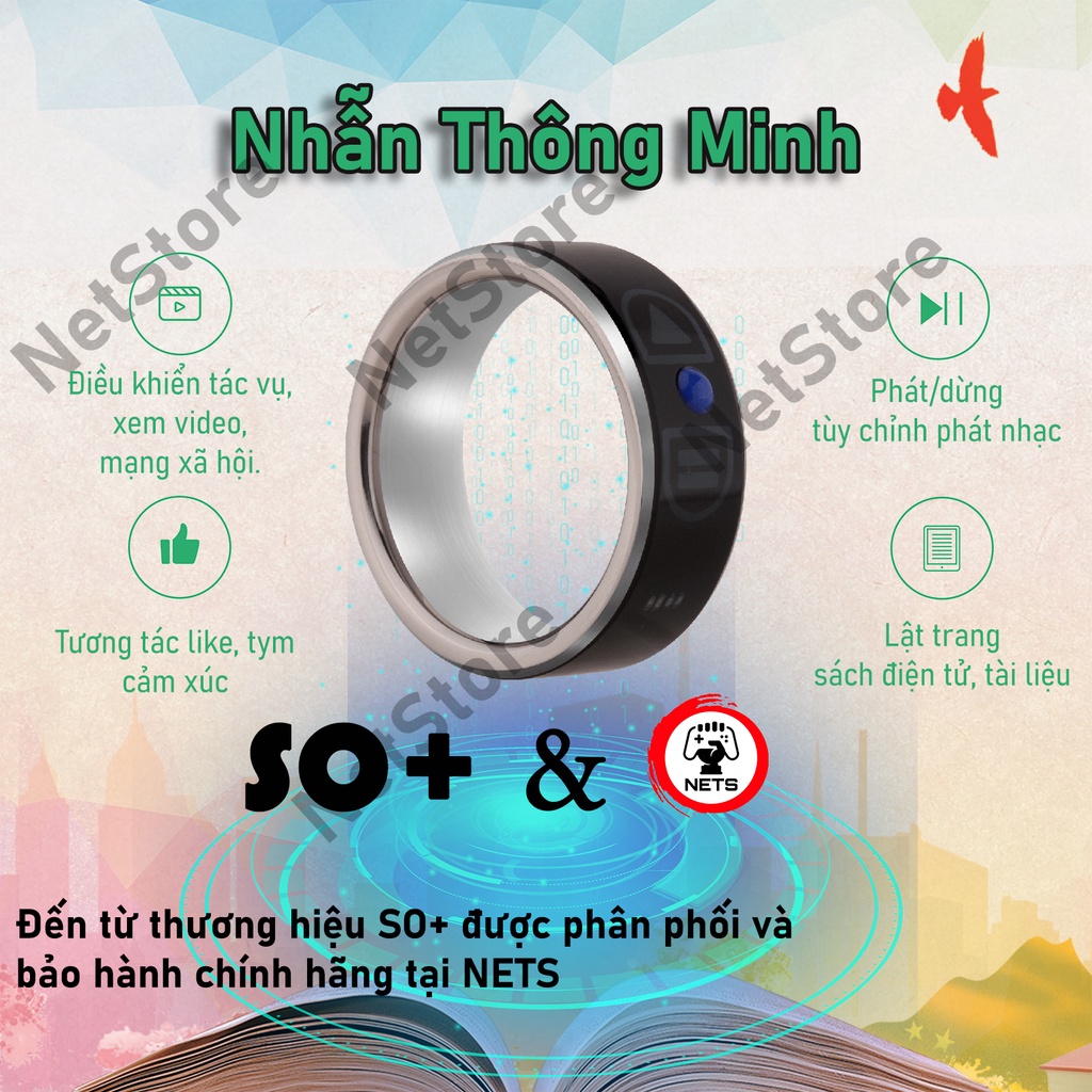 Nhẫn thông minh SO+ thời thượng, công nghệ và đa năng | Shopee Việt Nam