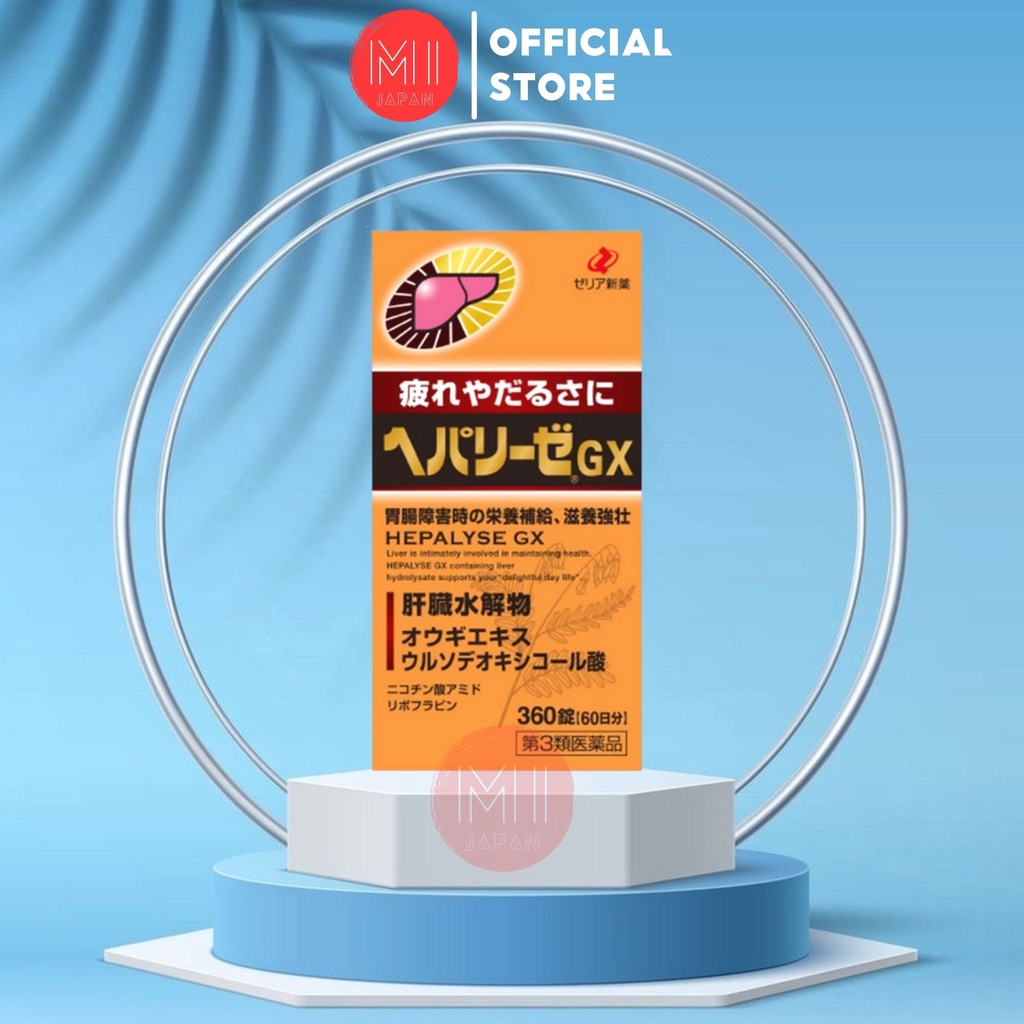 Viên uống bổ gan Hepalyse GX Nhật Bản HGX360 chính hãng - Hộp 360 viên ...