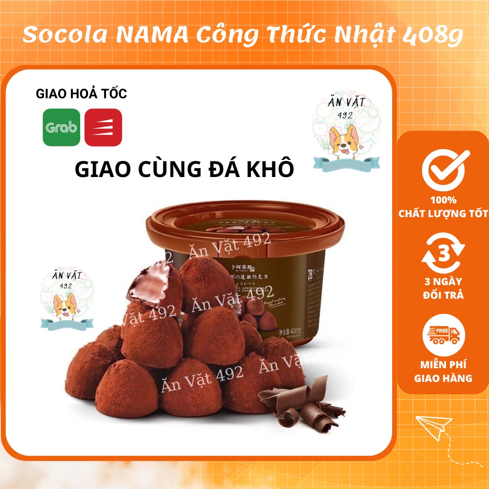 Socola Nama Tươi Công Thức Nhật 408g Date Mới Nhất - Ăn Vặt 492 ...