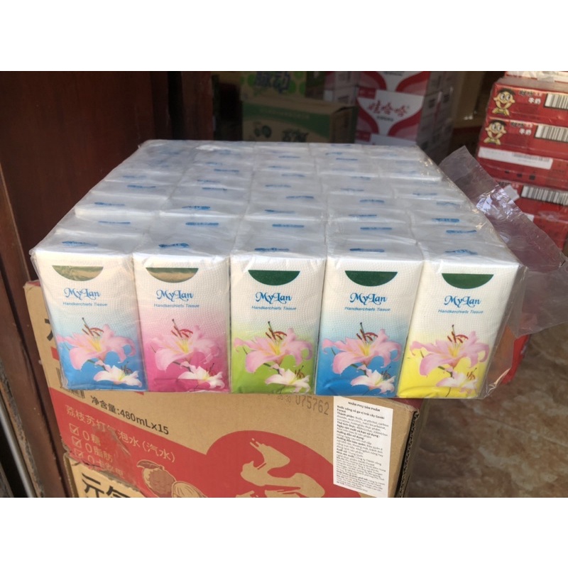 1 Dây Giấy Ăn Bỏ Túi Siêu Tiện Lợi 50 Gói x 10 Tờ, Giấy Satem | Shopee Việt Nam