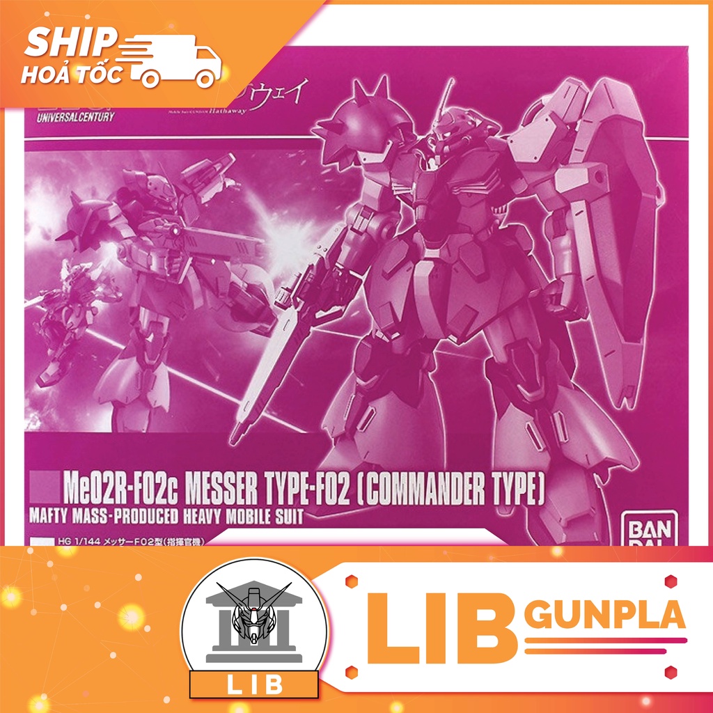Mô hình lắp ráp Gundam HG UC Messer Type F02 Commander (P-Bandai ...