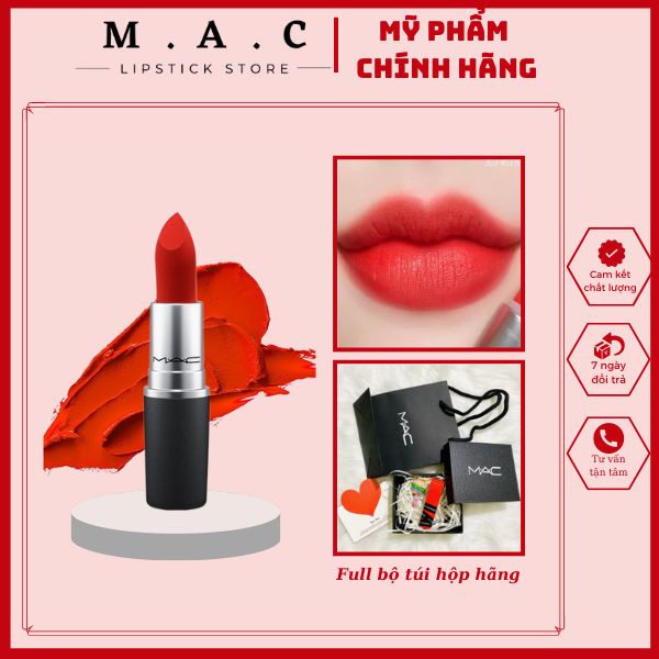 [CHÍNH HÃNG] Son MAC chính hãng Powder Kiss Màu 303 Style Shocked – Đỏ ...