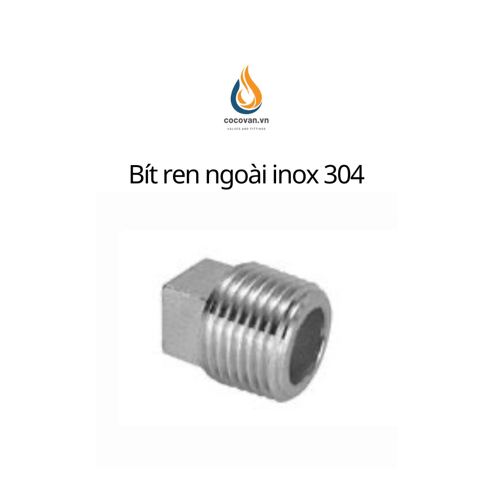 Bít ren ngoài inox 304 (DN8-DN40) | Shopee Việt Nam