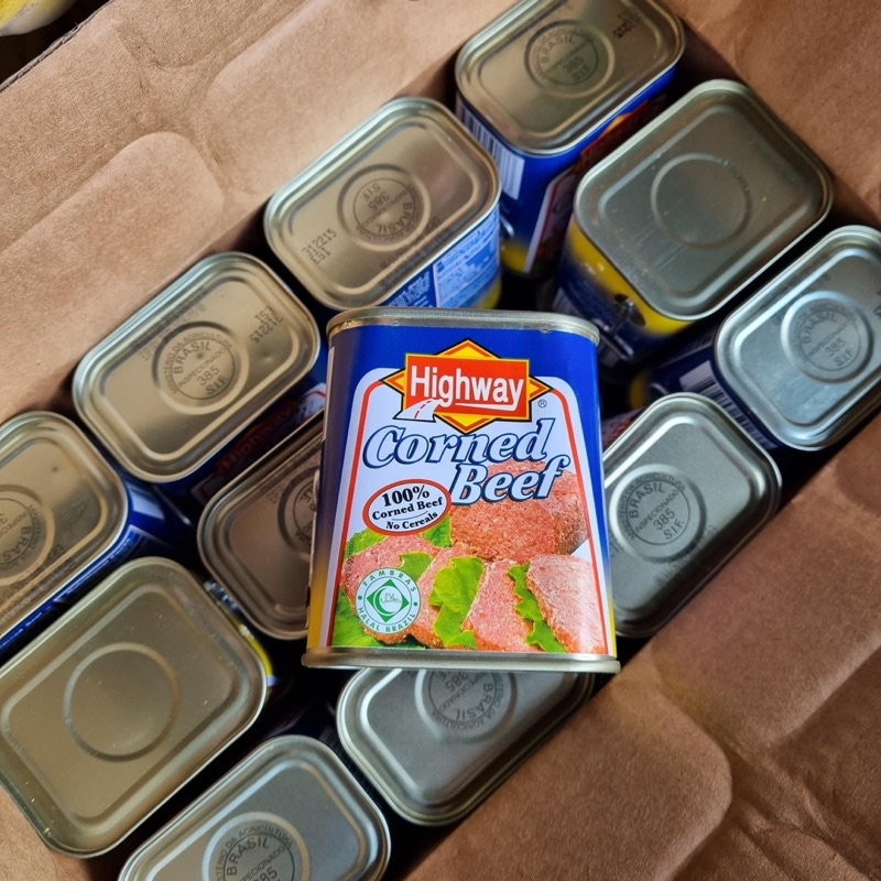 [ Date 2028 ] Thịt bò đóng hộp Highway Corned Beef 340g Mỹ. | Shopee ...