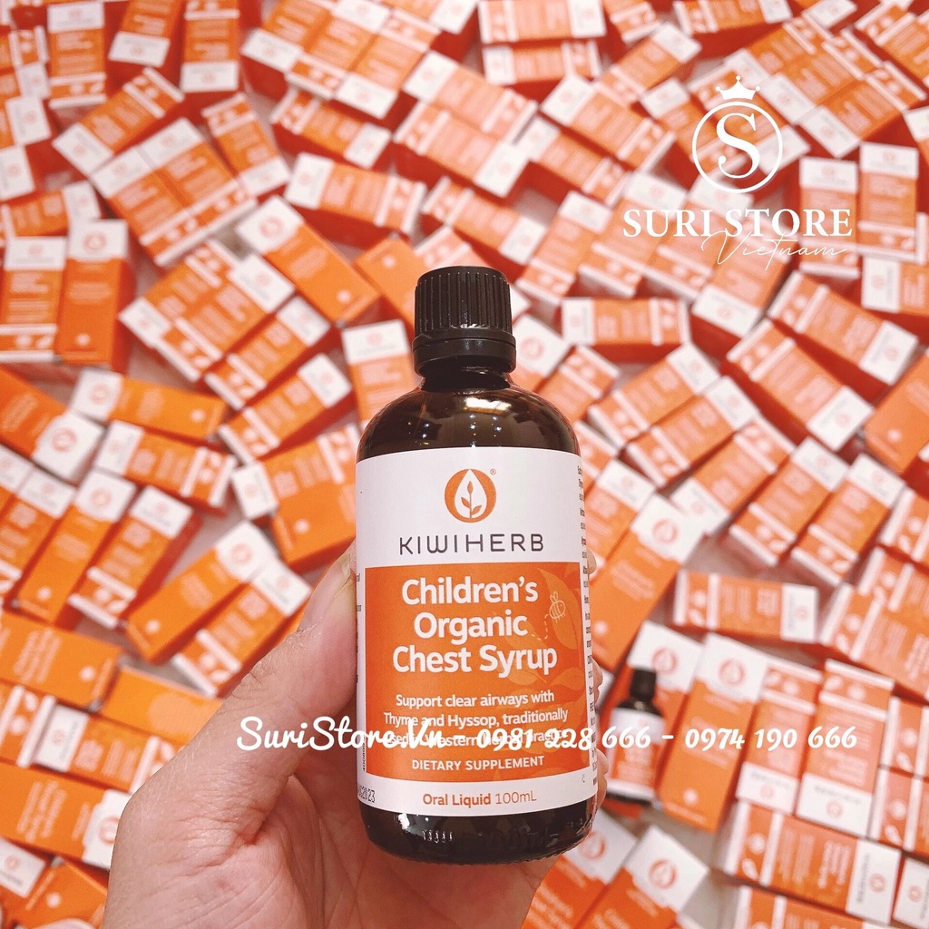 Siro Children's Organic Chest Syrup Kiwiherb - 100ml | Shopee Việt Nam