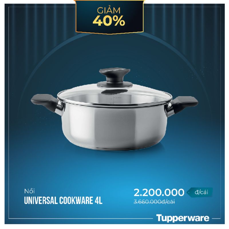 Nồi Universal Cookware 4L Tupperware | Shopee Việt Nam