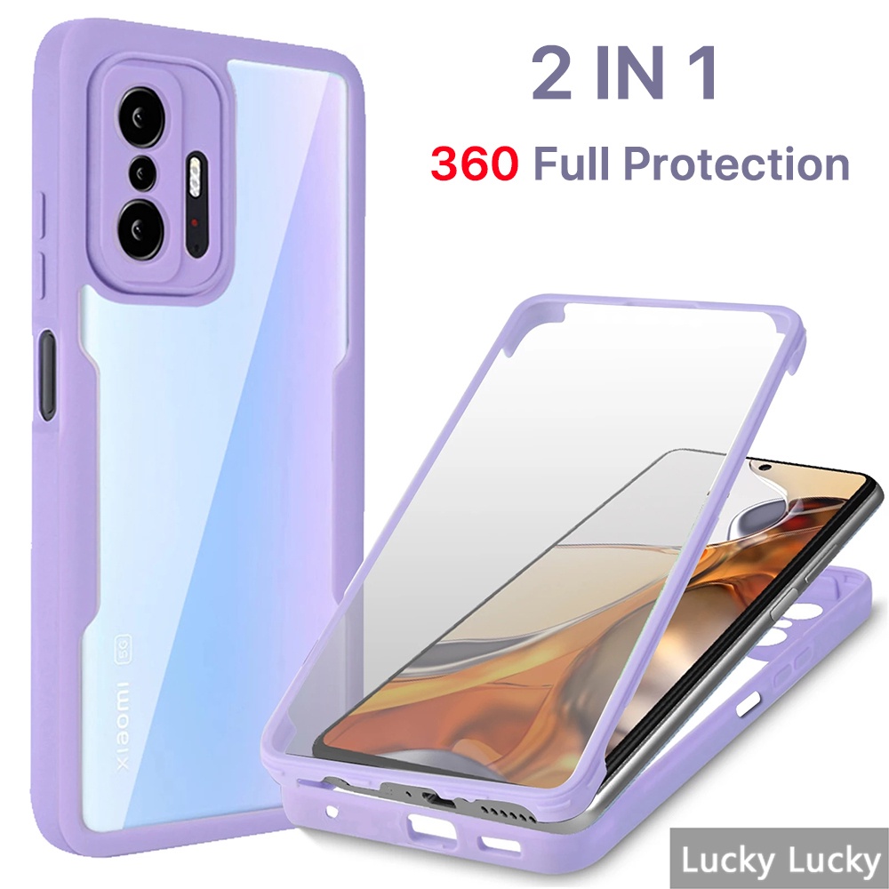 [2 IN 1] Ốp lưng Xiaomi 11T Pro 11 10 Lite 5G NE 12 Lite Tích hợp Bảo ...