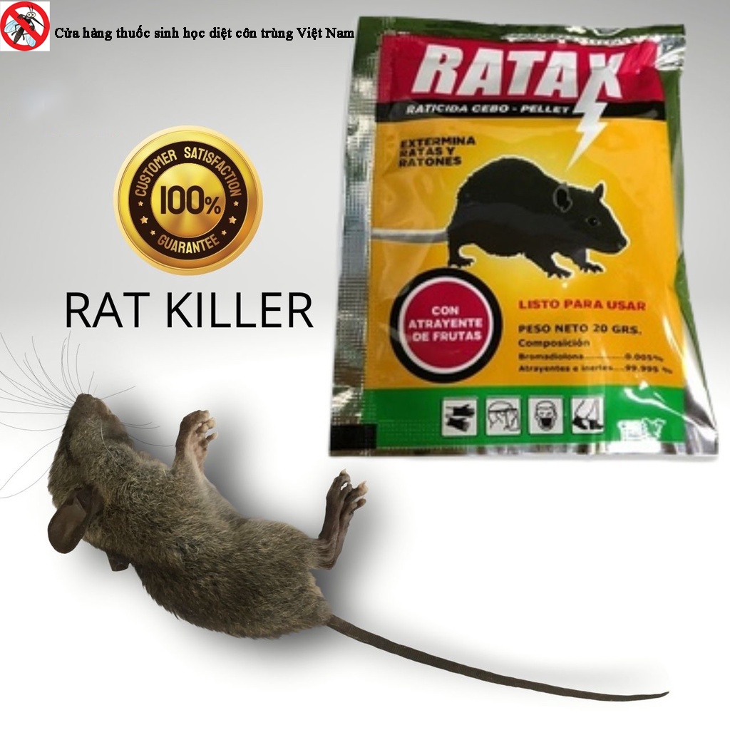 Thuốc diệt chuột Ratax, diệt chuột cực mạnh, diệt chuột tận gốc, diệt ...