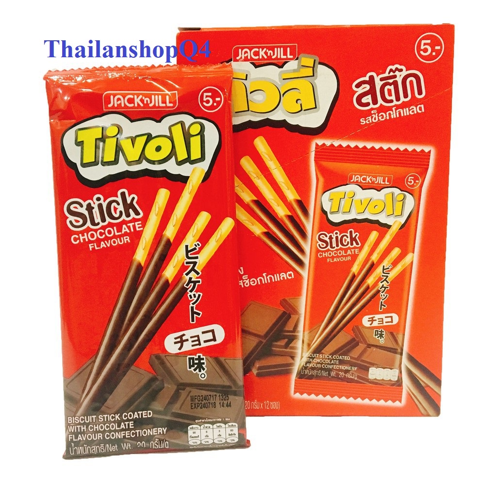 1 GÓI BÁNH QUE SOCOLA STICK TIVOLI 20gr THÁI LAN | Shopee Việt Nam