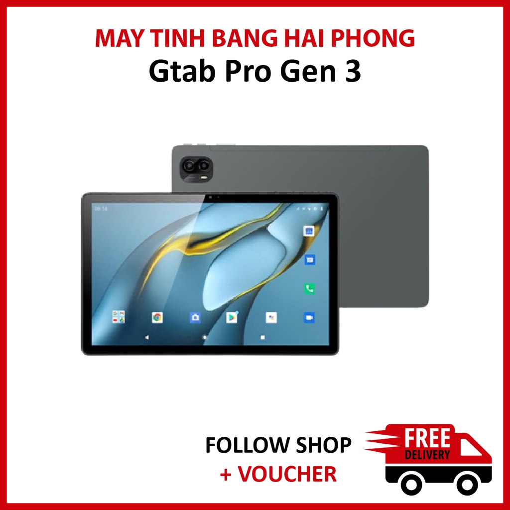 Máy tính bảng Gtab Pro Gen 3 ram 4GB màn 2K siêu nét (4G + Wifi ...