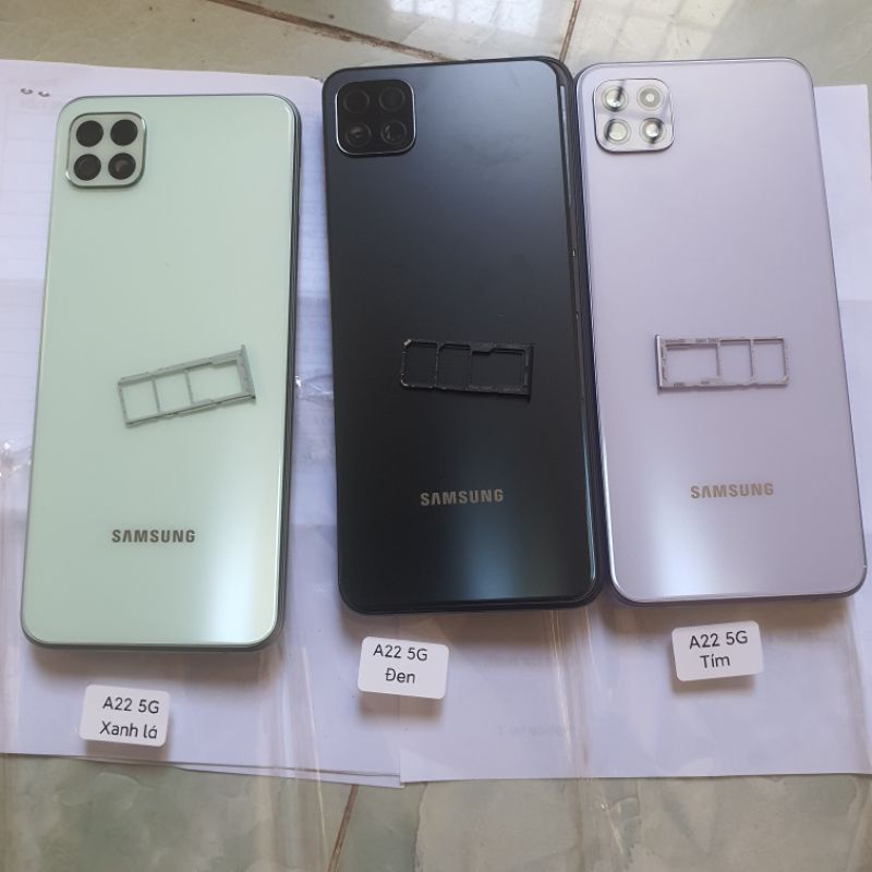 Vỏ Samsung A22 5G A226 có khay sim kính camera bao test | Shopee Việt Nam