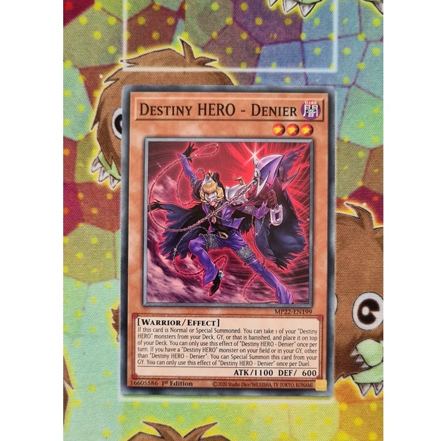 [ Đỗ Lạc Shop ] Thẻ Bài Yugioh Monster Destiny HERO - Denier - MP22 ...