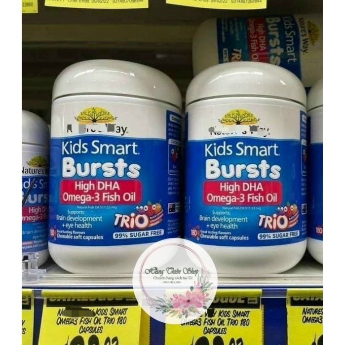 💐180 viên💐NW Omega 3 Fish Oil Trio, bổ sung dầu cá omega 3 cho bé ...