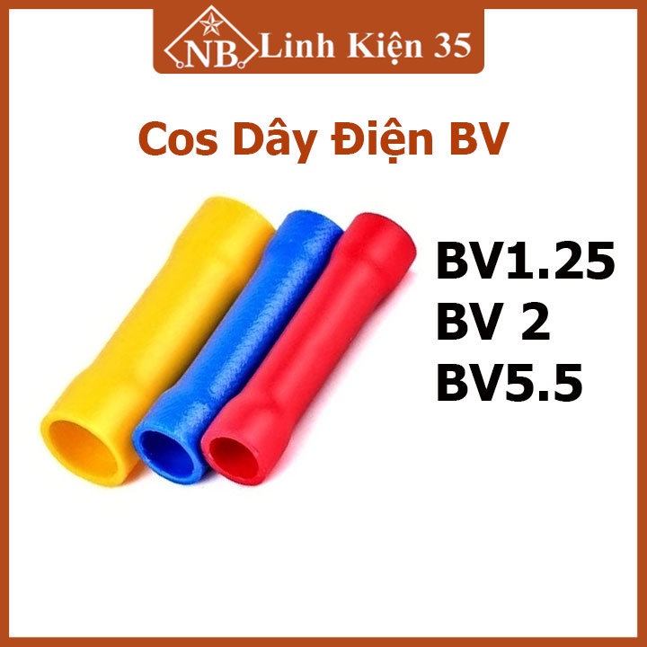 Set 100 đầu cos dây điện nối thẳng bọc nhựa BV đủ loại BV1.25/BV2/BV5.5, siêu tiện lợi | Shopee ...