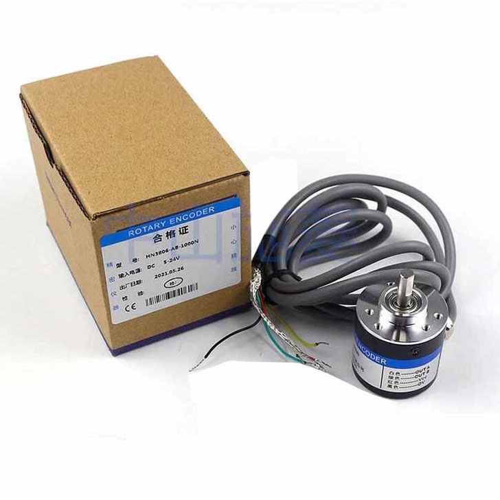 Encoder NPN 50, 100, 360, 600, 1000 xung 5V-24V (HN3806-AB-600N, HN3806 ...