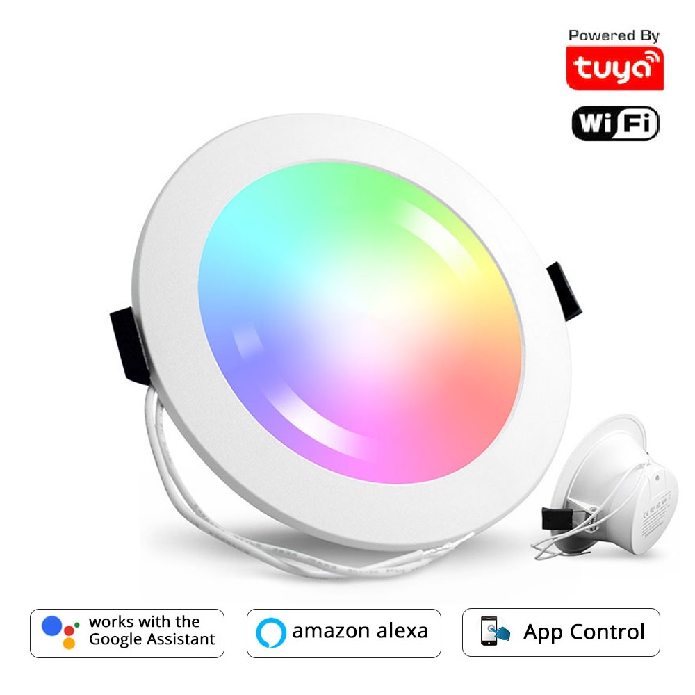 Zemismart Smart Wifi Downligh LED RGBW Ceiling Lamp Điều khiển bằng ...