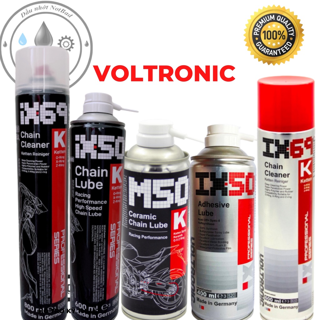 Xịt rửa sên - bôi trơn sên cao cấp Voltronic M50 - Dưỡng sên IX50 ...