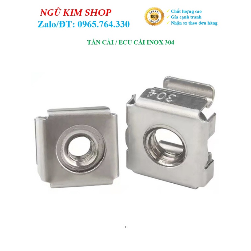 TÁN CÀI _ ECU CÀI M5, M6, M8 INOX 304 | Shopee Việt Nam