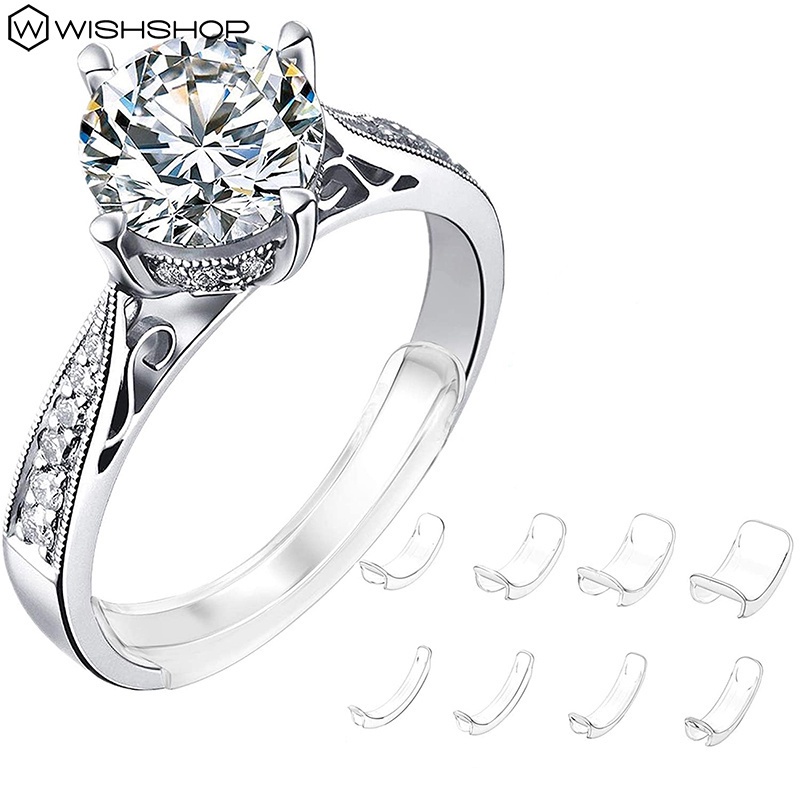 Bộ 8 Cái [Bộ Điều Chỉnh Kích Thước] [Nhẫn] [Nhẫn Rời] [Size Trong Suốt ...