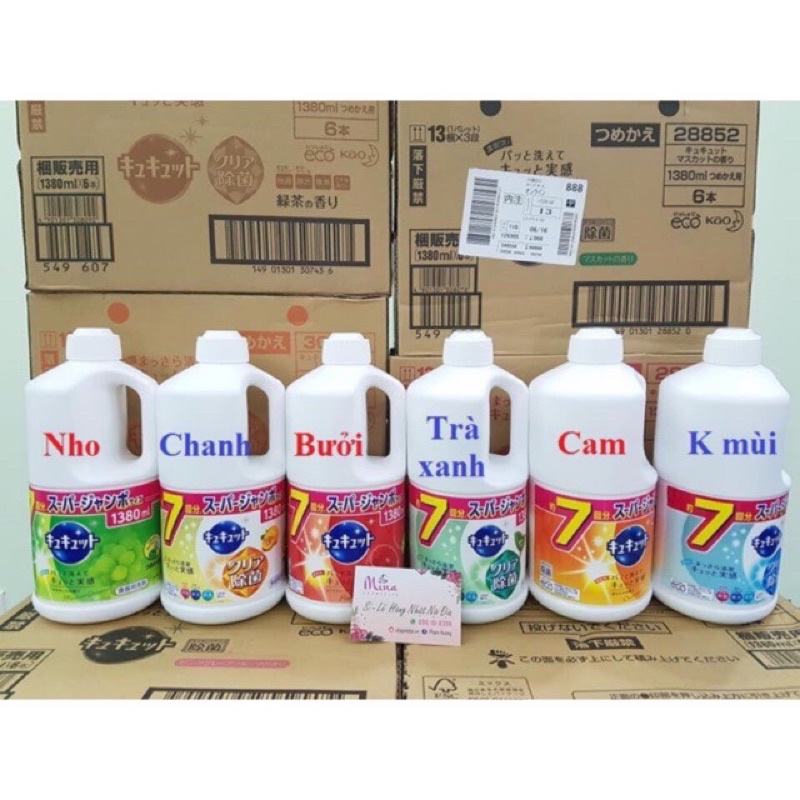 Nước rửa chén bát KAO 1250ml (MẪU MỚI VỎ MỎNG) hàng Nhật Bản | Shopee Việt Nam