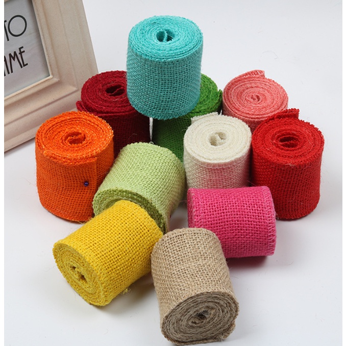 Ruy Băng Vải Bố RB76 Nhiều Màu Trang Trí Handmade | Shopee Việt Nam