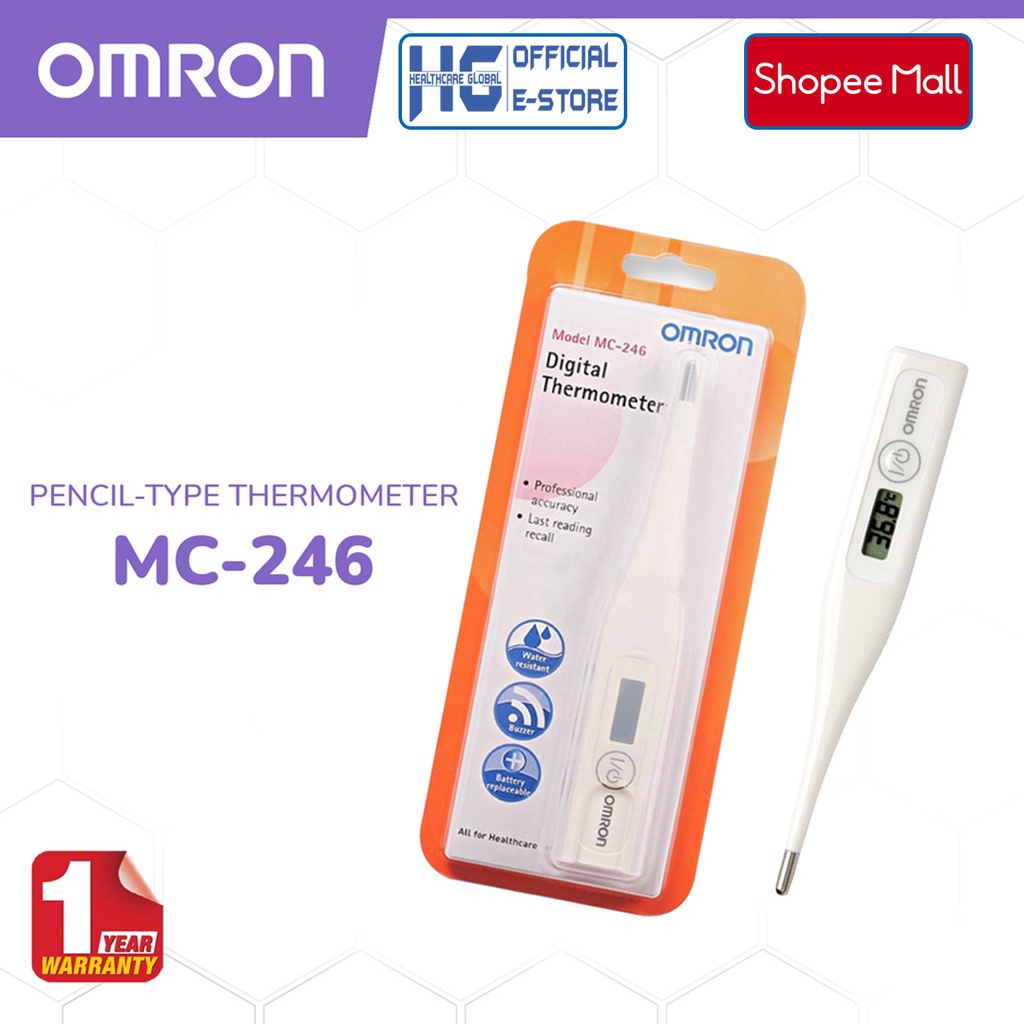 Nhiệt Kế Điện Tử Omron MC246 | Cho Kết Quả Đo Nhiệt Độ Cơ Thể Nhanh, An Toàn Và Chính Xác ...