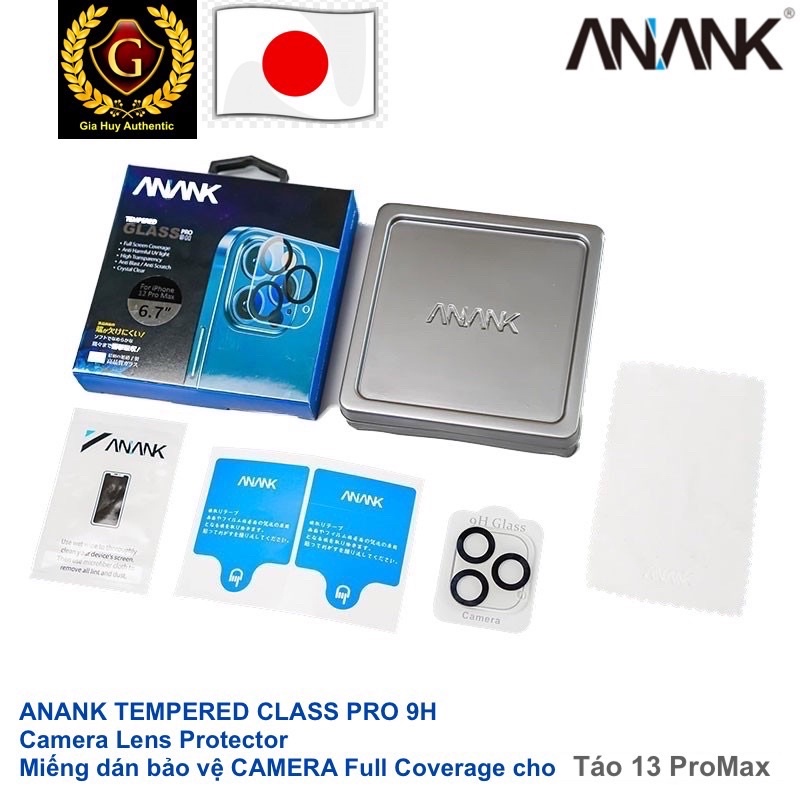 Kính cường lực bảo vệ Cụm Camera sau cho lP13 ProMax ANANK Tempered ...