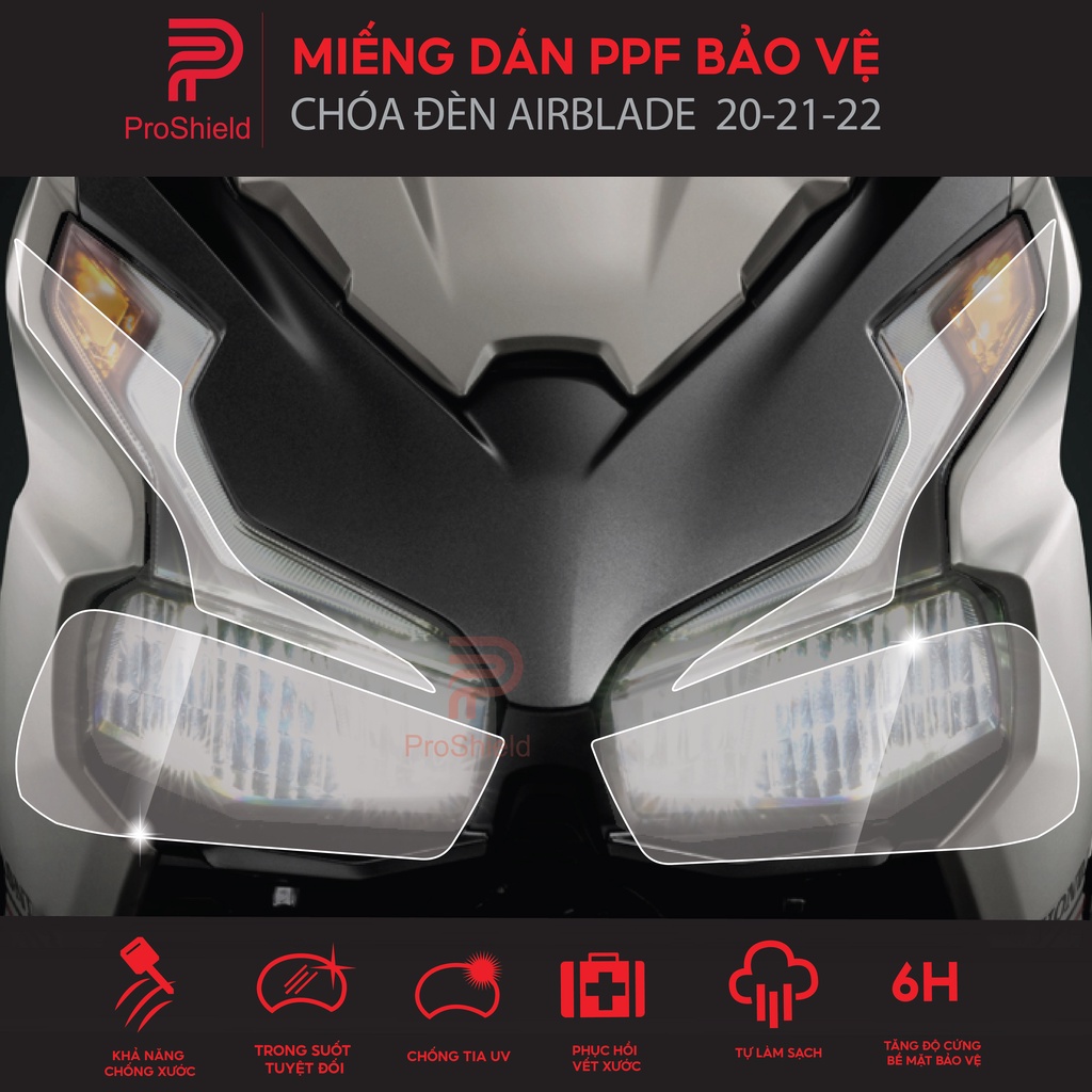 Miếng Dán PPF Choá Đèn Airblade 2020-2025 | Dán Bảo Vệ DEMI Đèn Pha ...