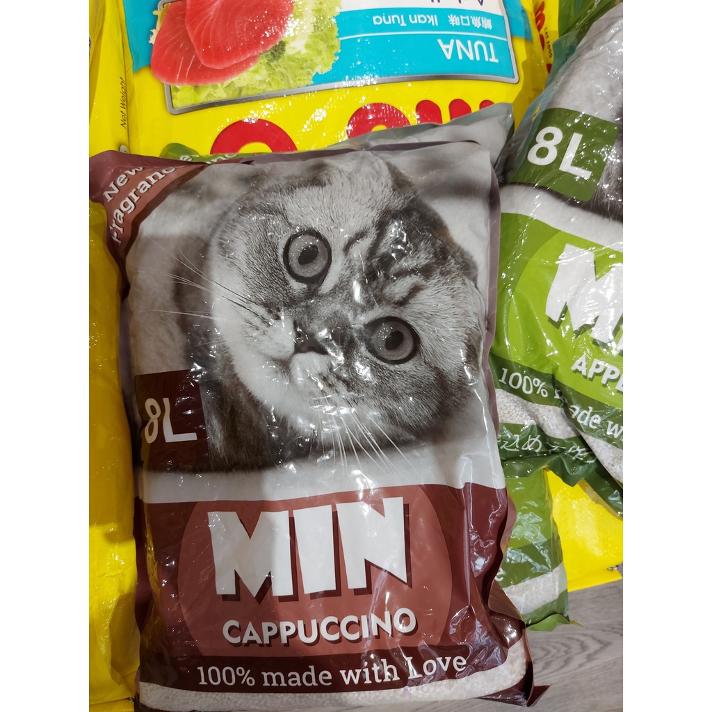 Cát vệ sinh cho mèo - cát MIN Bao 8L mùi coffee | Shopee Việt Nam