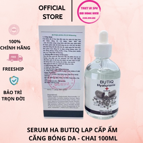 Serum HA BUTIQ LAP Cấp ẩm, căng bóng da - Chai 100ml [Cam Kết Hàng ...