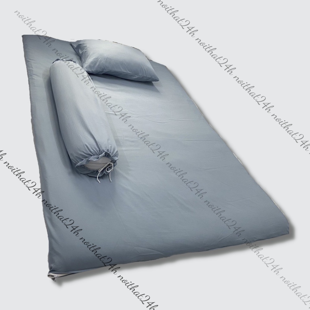 Áo Bọc Nệm Topper 2 Mặt, Bảo Vệ Đệm Có Khoá Kéo Vải Cotton Tici Size 1m ...