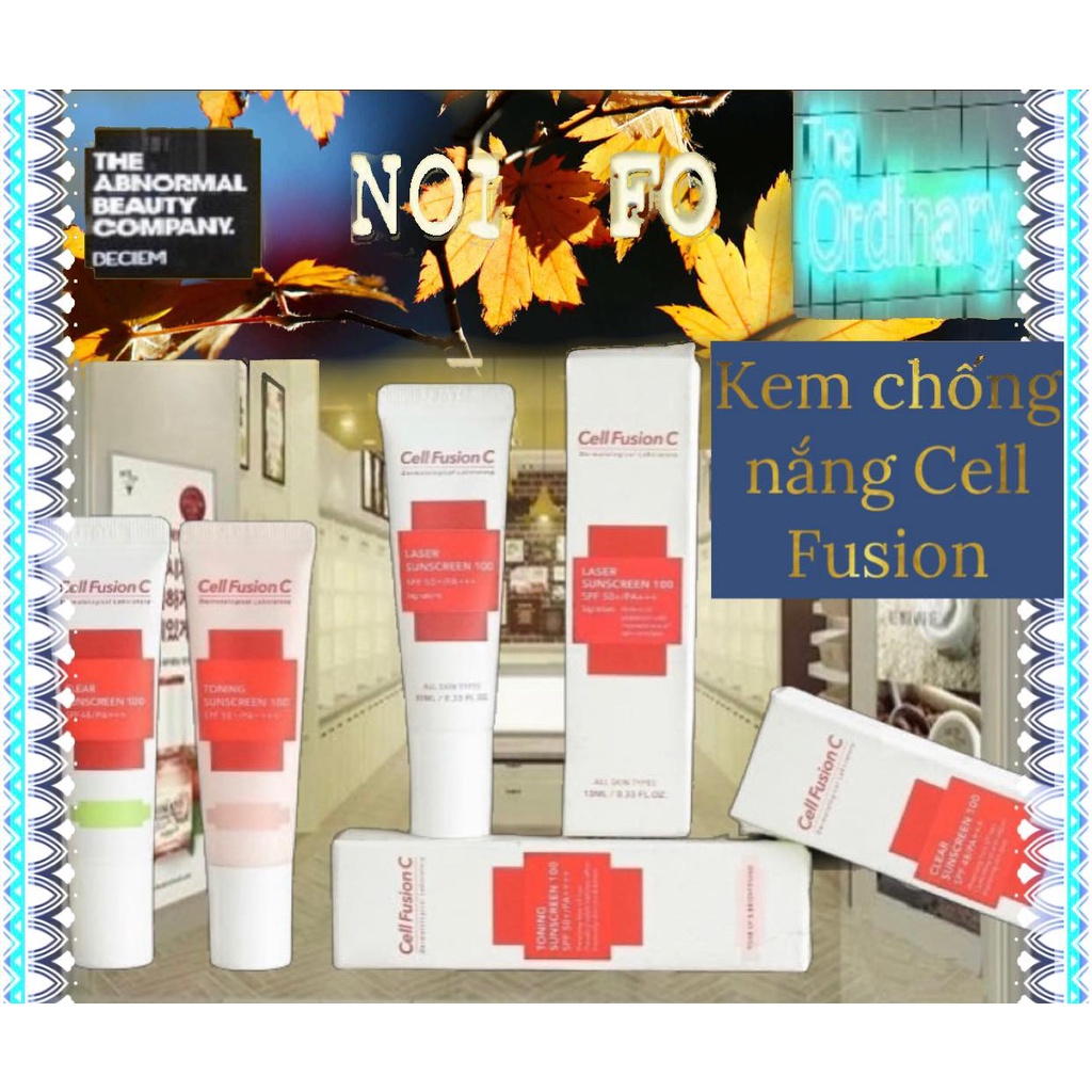 Kem chống nắng Cell fusion | Shopee Việt Nam