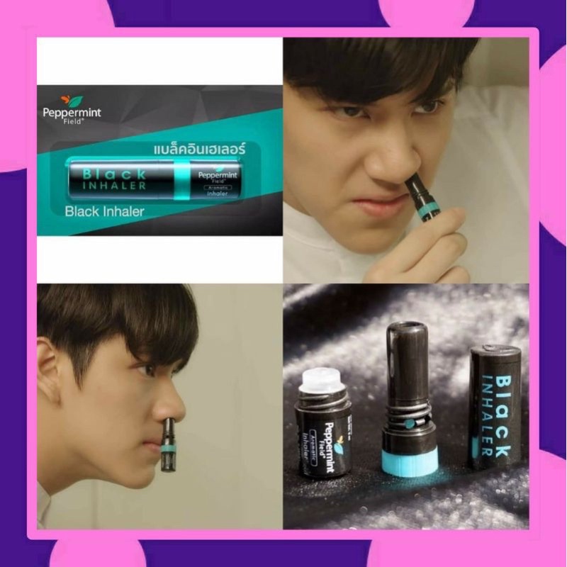 Ống hít bạc hà 2 Đầu Black Inhaler Peppermint Field Thái Lan | Shopee ...