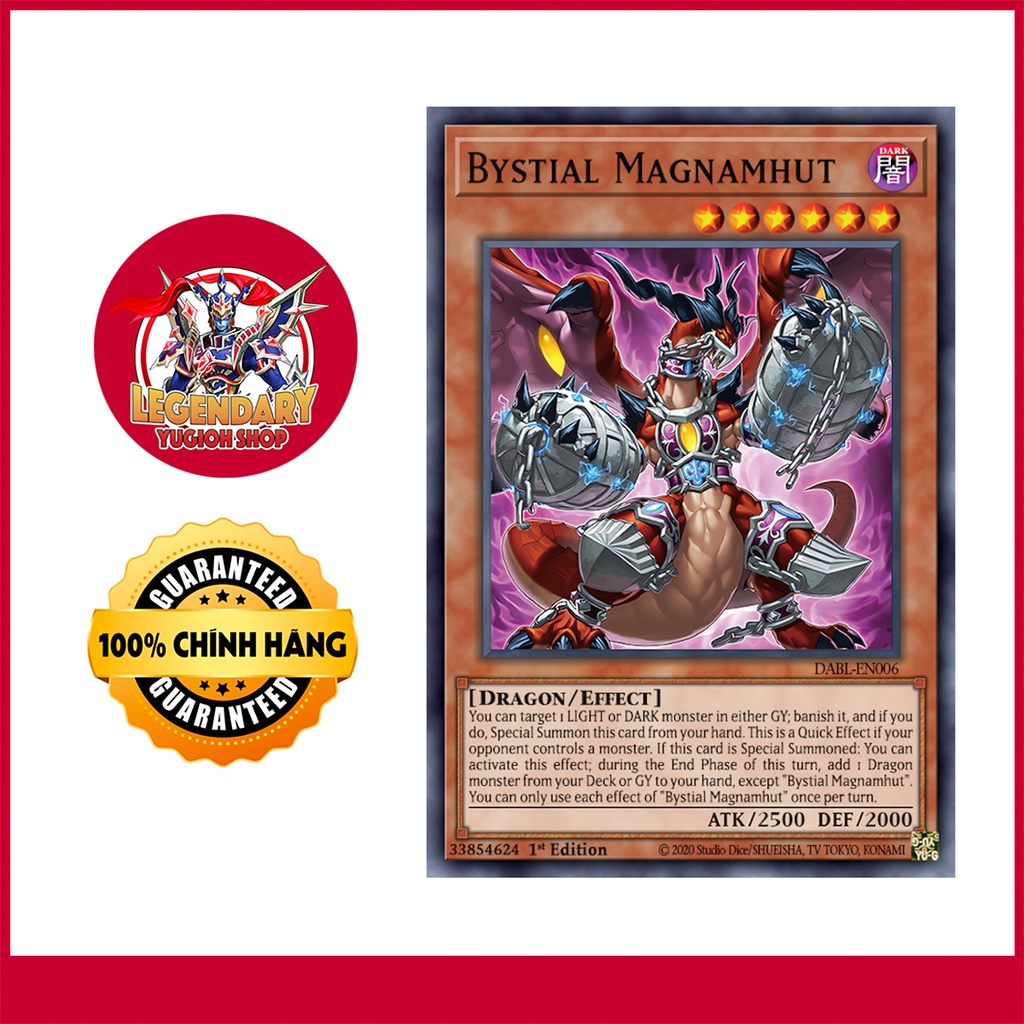 [EN-JP][Thẻ Bài Yugioh Chính Hãng] Bystial Magnamhut | Shopee Việt Nam