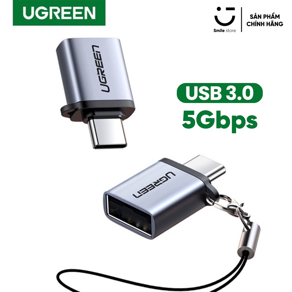 Đầu Chuyển OTG TYPE C UGREEN 3.0 USB To Type C Nhỏ Gọn Kim Loại Cao Cấp ...
