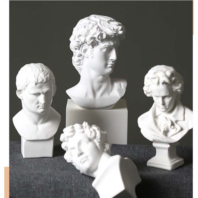 (Cỡ Lớn-Đẹp Chất)Tượng Cổ Đại David-Apolo Decor cao 15cm chụp ảnh, trang trí nhà cửa | Shopee ...