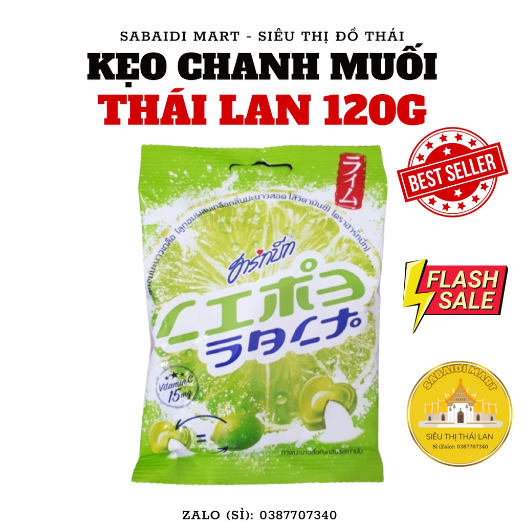 [HOẢ TỐC HN] Kẹo Chanh Muối Thái Lan Hình Trái Tim Vitamin C - 120G ...