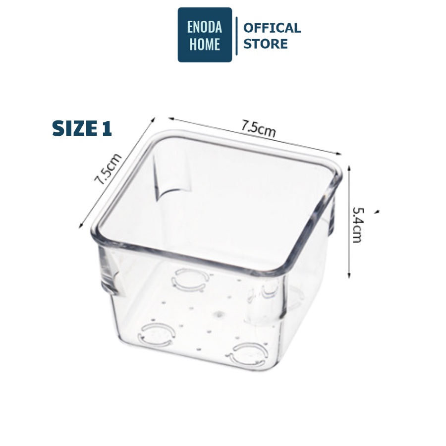 Khay Chia Ngăn Kéo, Khay Trong Suốt Enoda Home Đựng Đồ Tiện Lợi P031 | Shopee Việt Nam