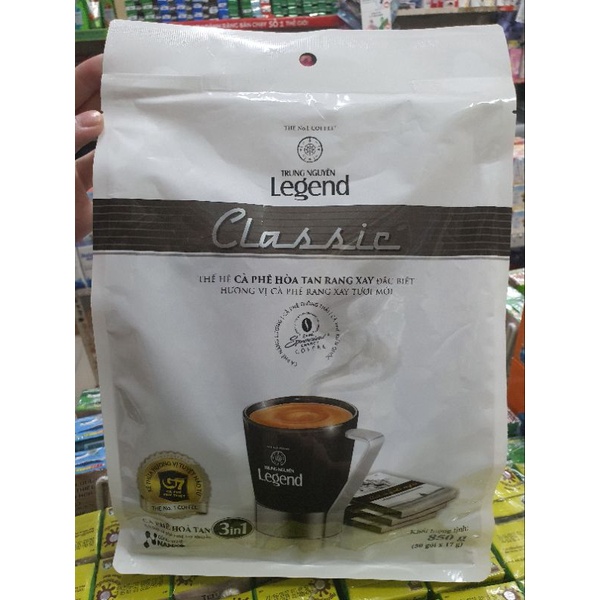Cà phê Legend Trung Nguyên Classic 850g (bịch 50 gói) | Shopee Việt Nam