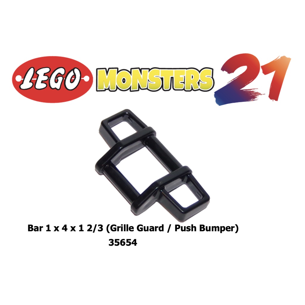 [1 cái]-Lego chính hãng, Thanh 1 x 4 x 1 2/3 (Bảo vệ lưới tản nhiệt ...