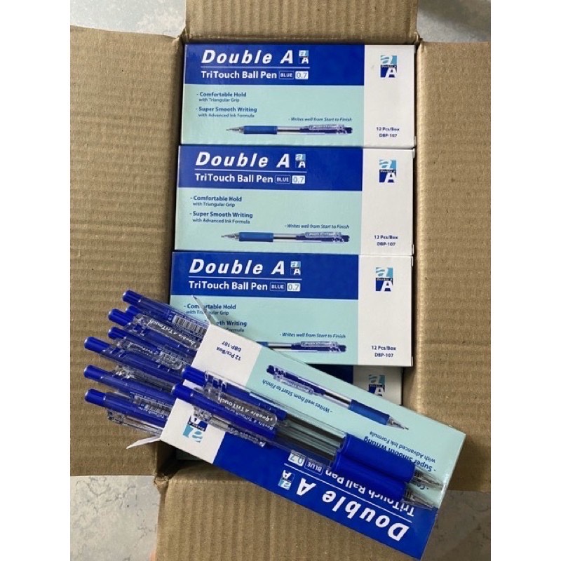 bút bi Double Tritouch mực xanh | Shopee Việt Nam