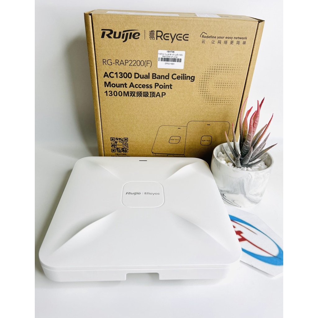 Bộ phát Wifi ốp trần hoặc gắn tường RUIJIE REYEE RG-RAP2200(F) | Shopee ...