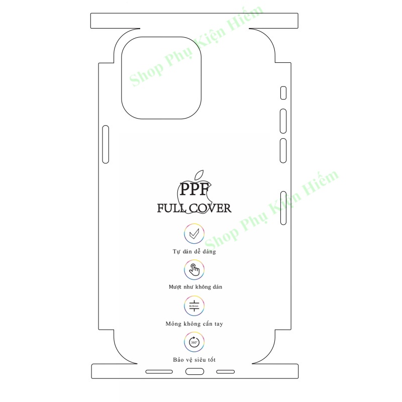 Dán PPF full viền dành cho iPhone 14 Pro Max - iPhone 14 Pro - iPhone ...